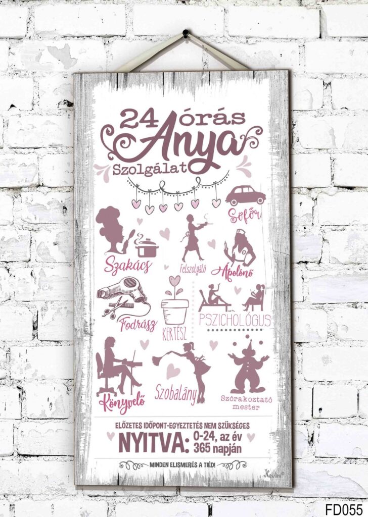 Fali Dekor Tábla | Ajándék Ötletek | viccesajandekotletek.hu